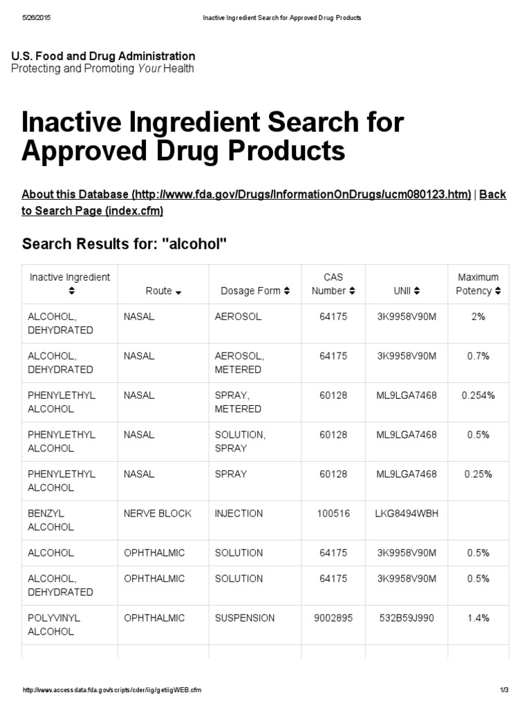 IIG Limit of Alcohol in Ophthalmics | PDF | Tablet (Pharmacy) | Pharmacy