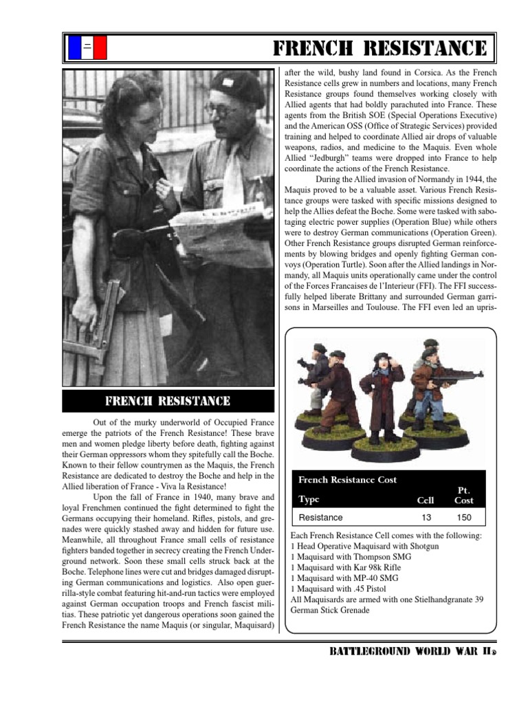 French Resistance | PDF | French Resistance | Special Operations Executive
