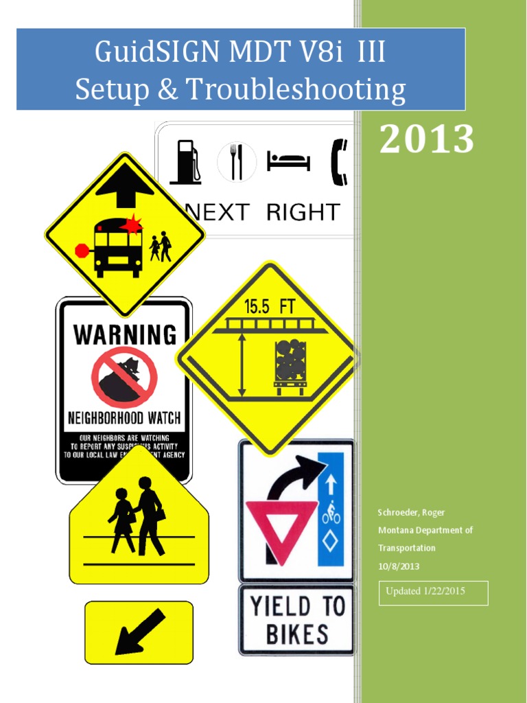 Guidsign MDT V8i III | PDF | Portable Document Format | Windows 7