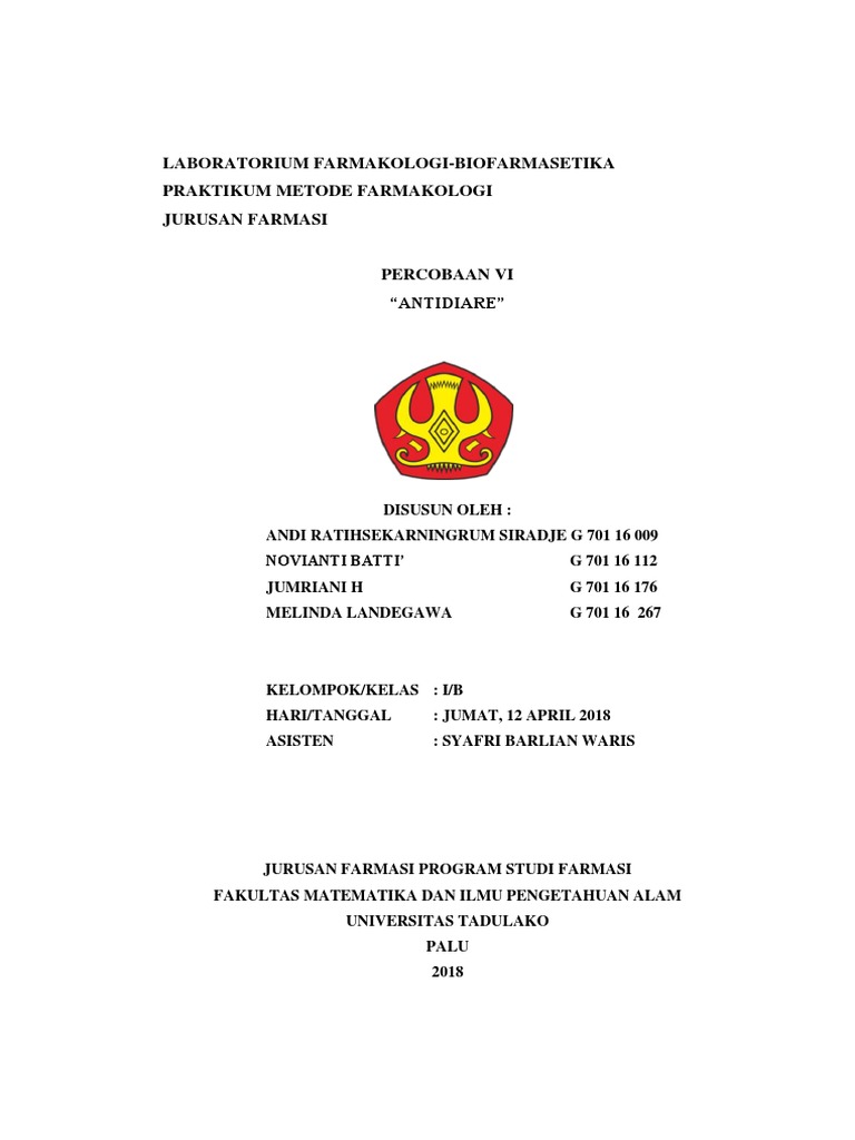 Laporan Antidiare | PDF