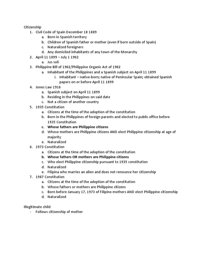 Rules On Citizenship Consti 2 | PDF | Naturalization | Citizenship Rules On Citizenship Consti 2 | PDF | Naturalization | Citizenship