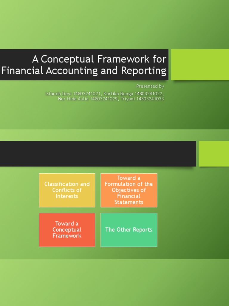 Conceptual Framework for Financial Reporting | PDF | Financial ...