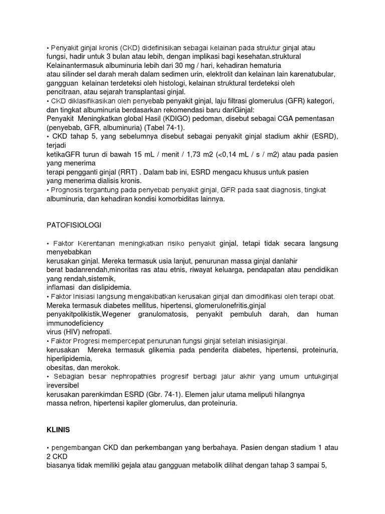 CKD Dipiro | PDF