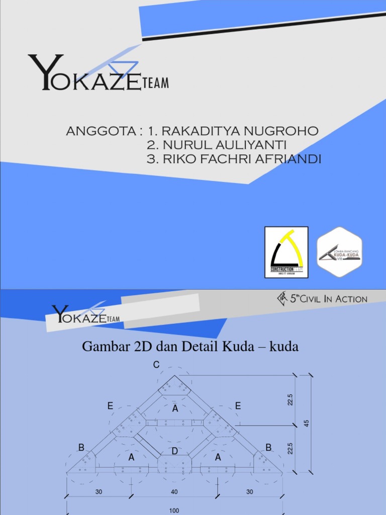 Kuda - Kuda Dengan Sambungan Baut | PDF