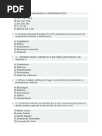 Prueba Unidad 8 Basico | PDF | Renacimiento | Período moderno temprano