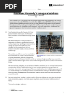 Kennedy's Rhetoric in Moon Speech Analysis | PDF | Outer Space ...