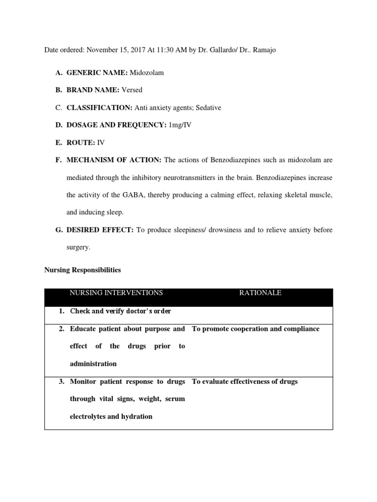 Nursing Interventions Rationale | PDF