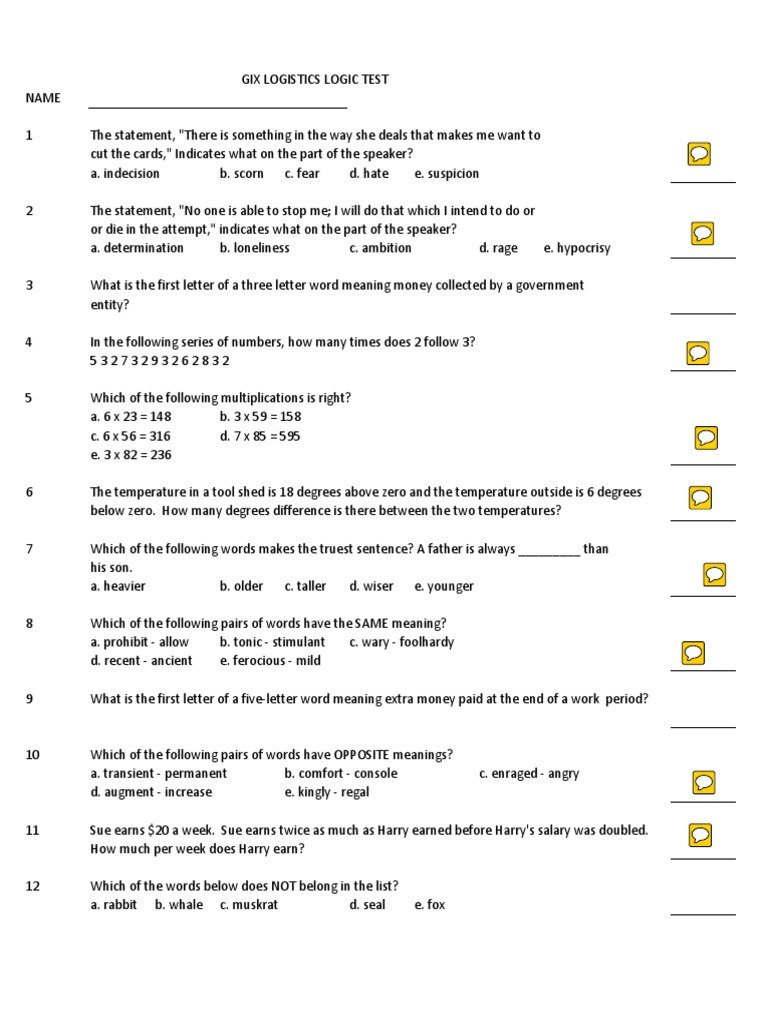 Logic Test