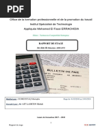 Rapport de Stage Ofppt | PDF | Facture | Comptabilité