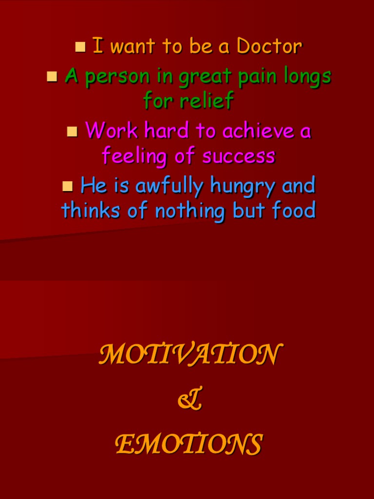 A Person in Great Pain Longs For Relief: I Want To Be A Doctor | PDF ...