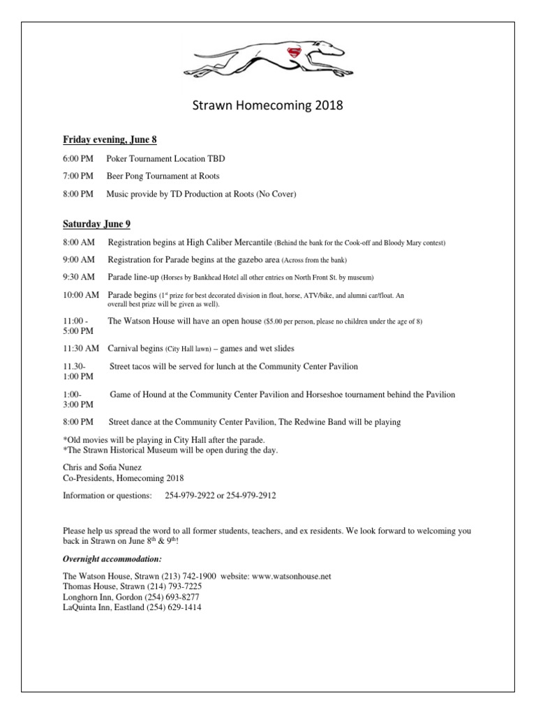 Homecoming PDF | PDF | Organized Events | Walking