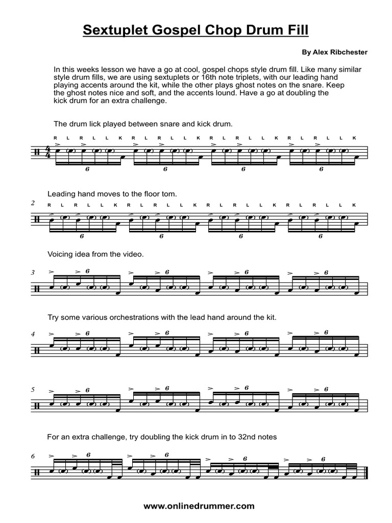 Gospel Chop 6s1 | PDF