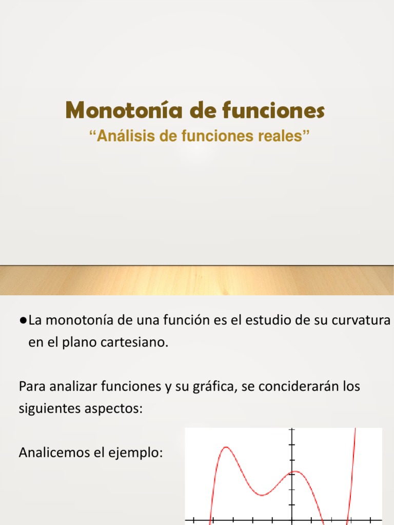 Monotonía 4°m | PDF