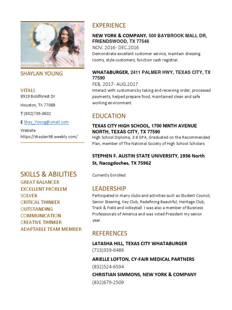 Experience: Skills & Abilities | PDF