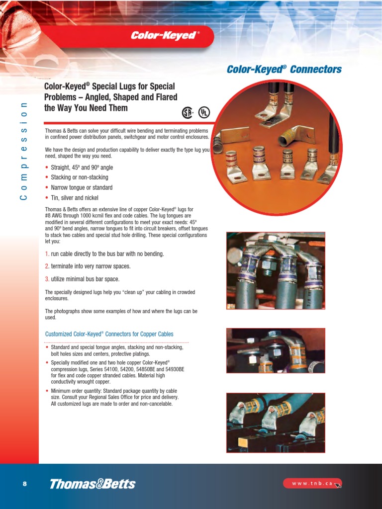 Color-Keyed Connectors: Color-Keyed Special Lugs For Special Problems ...