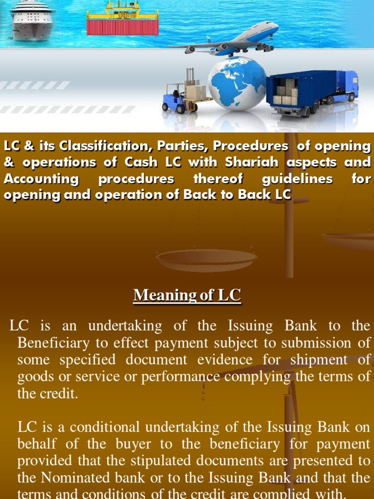LC & Its Classification | PDF | Credit | Finance & Money Management