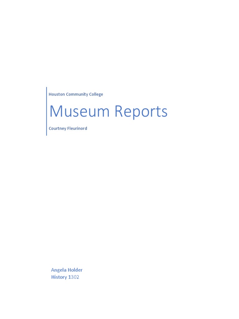 Museum Reports | PDF | The Holocaust | Museum
