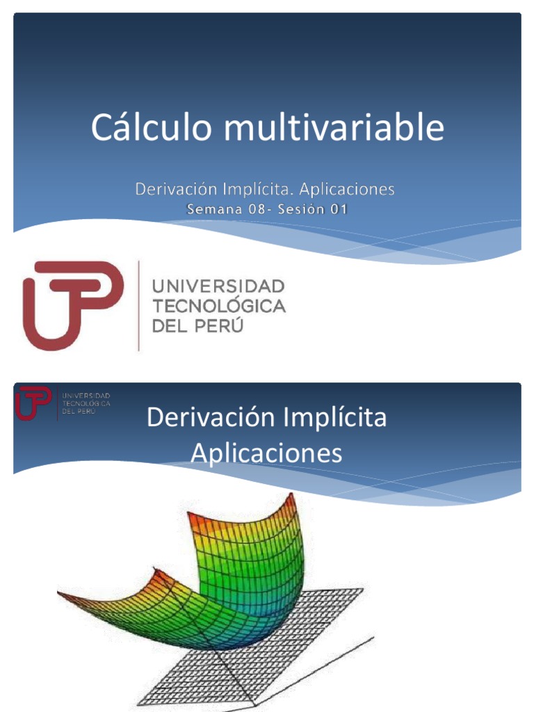 Calculo Multivariable | PDF | Derivado | Función (Matemáticas)