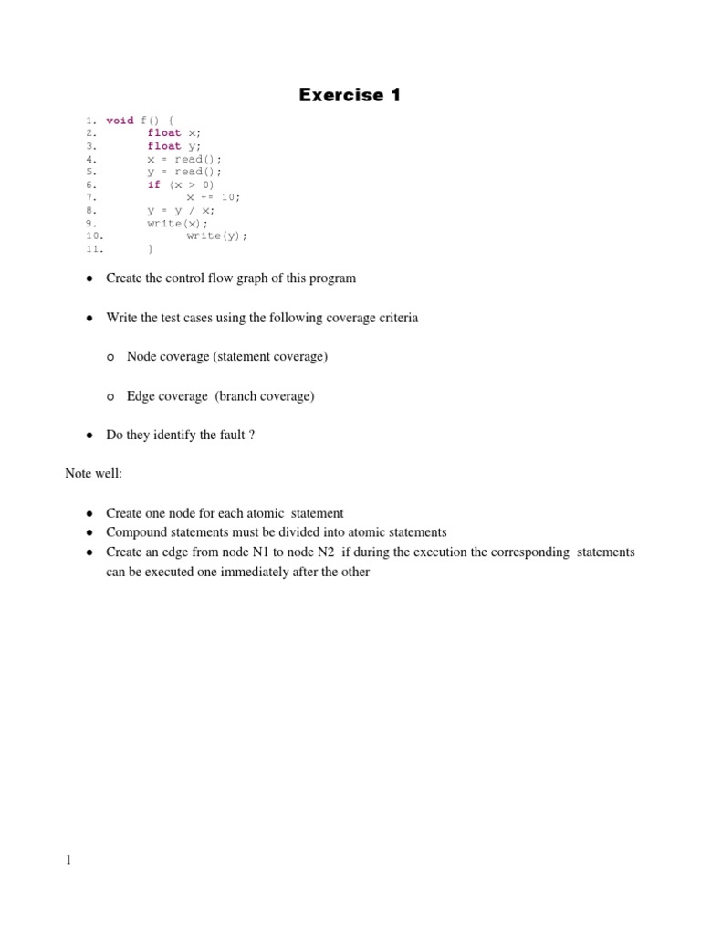 White Box Sol | PDF | Integer (Computer Science) | Control Flow