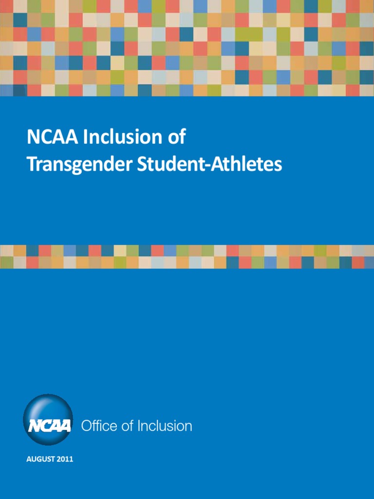 NCAA Inclusion of Transgender Athletes | PDF | Transgender | LGBTQIA+ ...