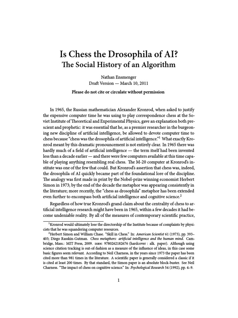 Chess Draft Original | PDF | Artificial Intelligence | Intelligence (AI ...