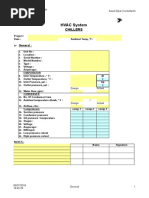 AHU Checklist | PDF | Duct (Flow) | Hvac