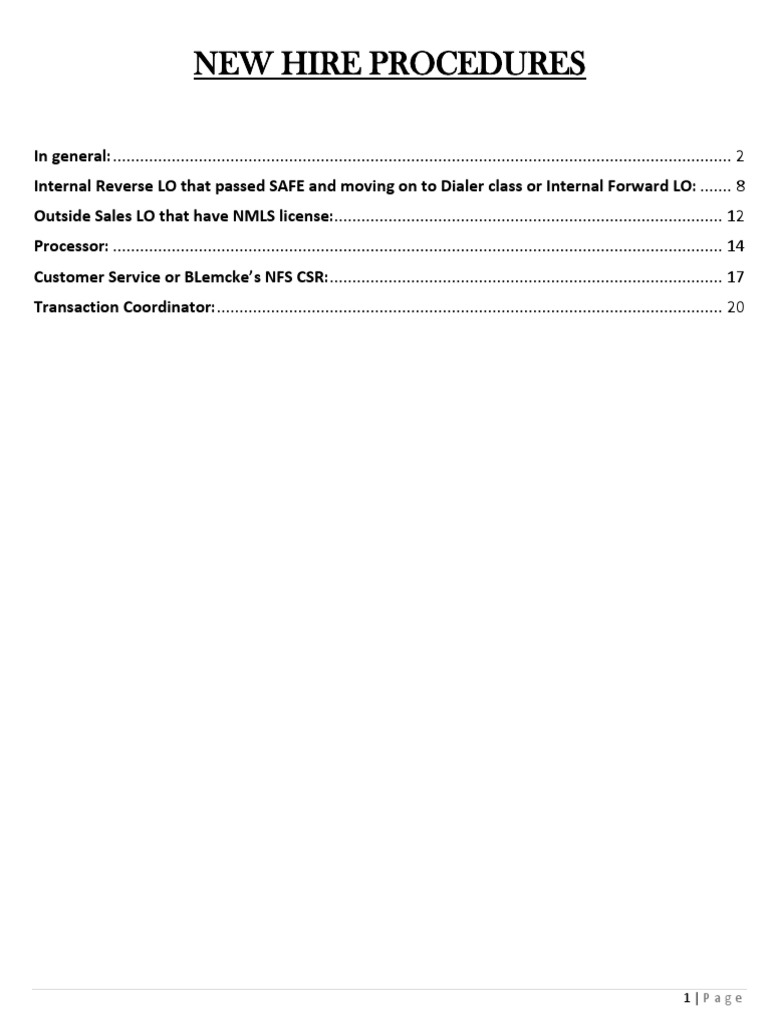 New Hire Process Guide | PDF | Salesforce.Com | Computing