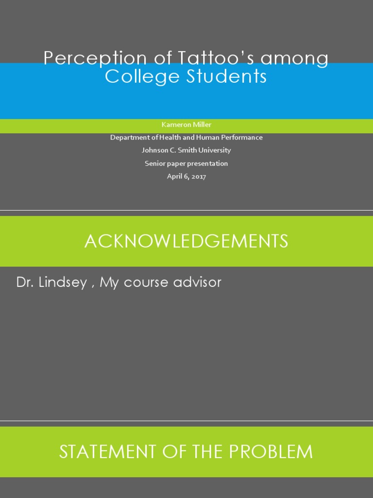 Miller Kameron Power Point | PDF | Survey Methodology | Psychology