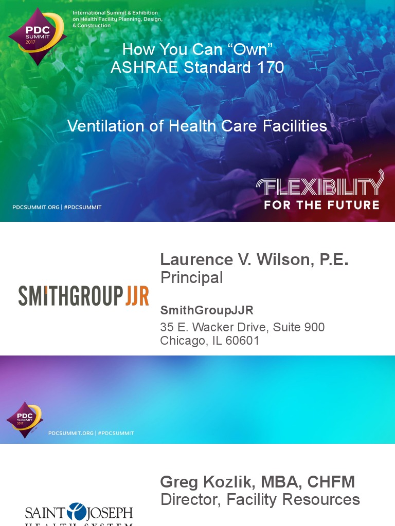 Understanding ASHRAE Standard 170 | PDF | Duct (Flow) | Hvac
