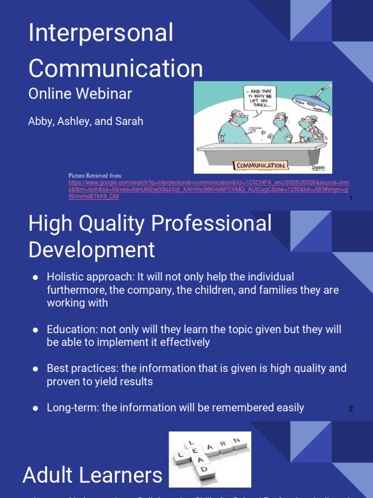 Professional Development Presentation Pdf Educational Technology