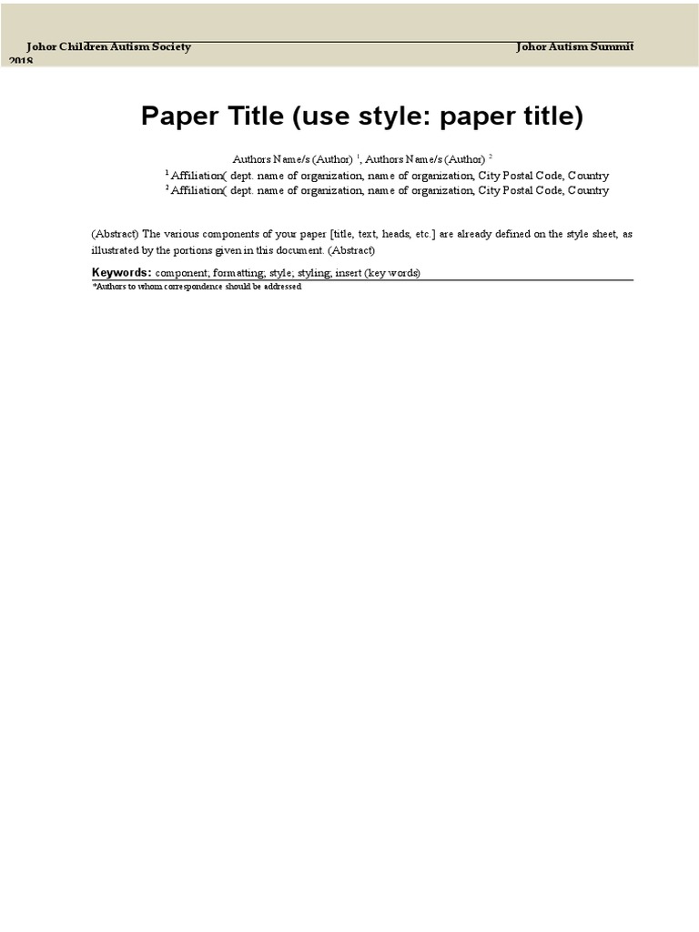JAS Paper Template | PDF | Experiment | Cognitive Science