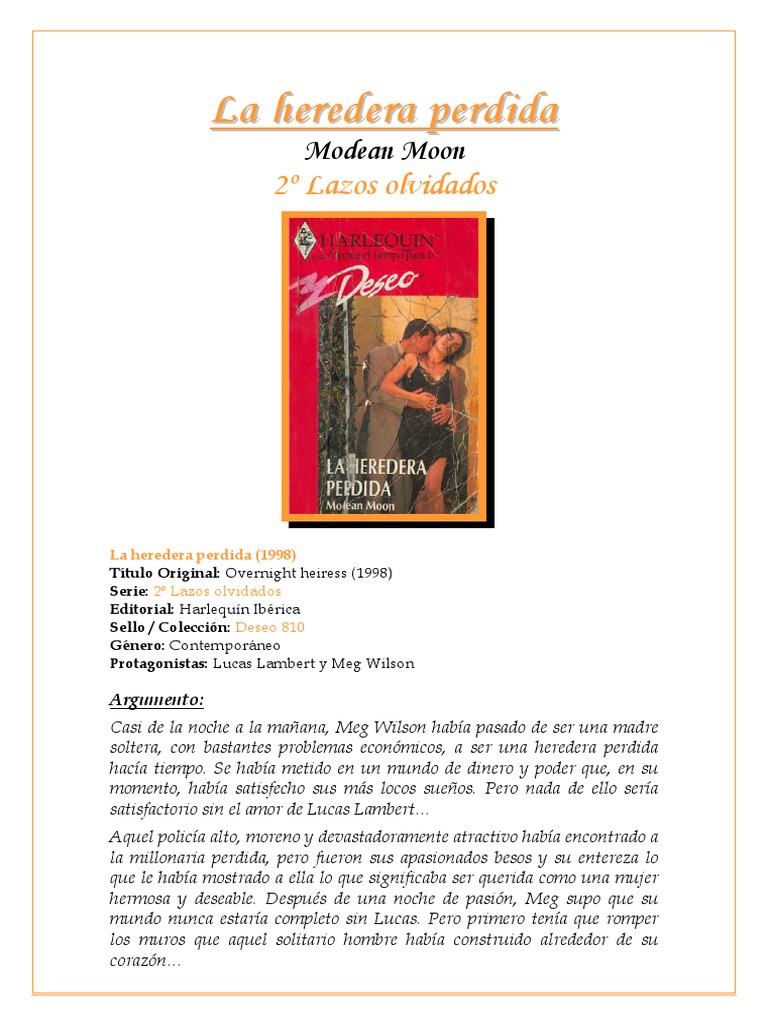 Modean Moon - La Heredera Perdida | PDF | Verdad | Amor