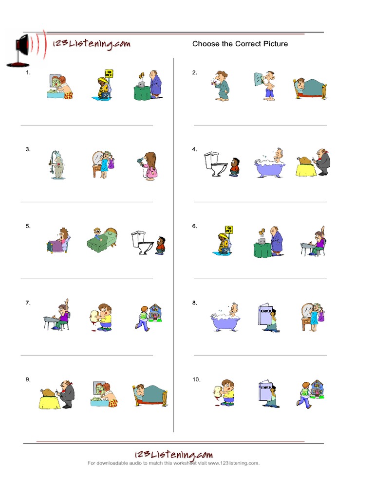 Listening Worksheets | PDF