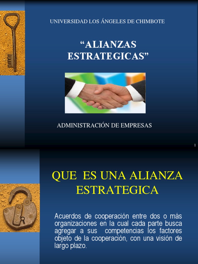 Alianzas Estrategicas | PDF | Proyecto conjunto | Outsourcing