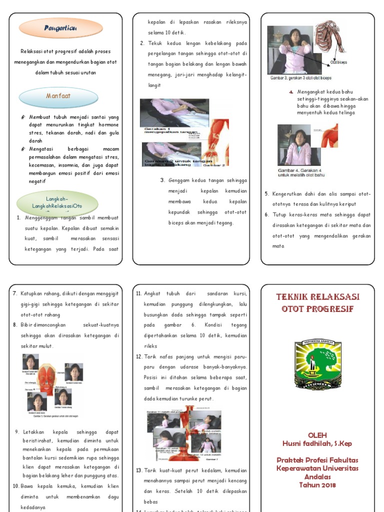 Leafletteknik Relaksasi Otot Progresif | PDF
