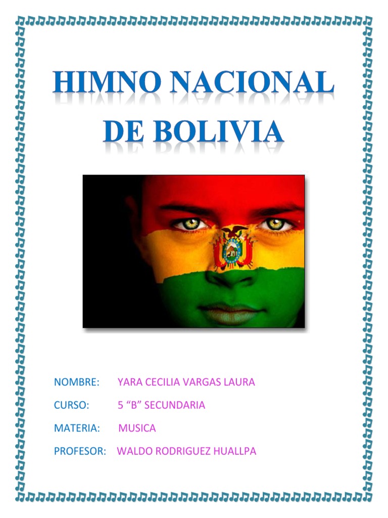 Historia Del Himno Nacional de Bolivia | PDF | Comunidad andina | Bolivia