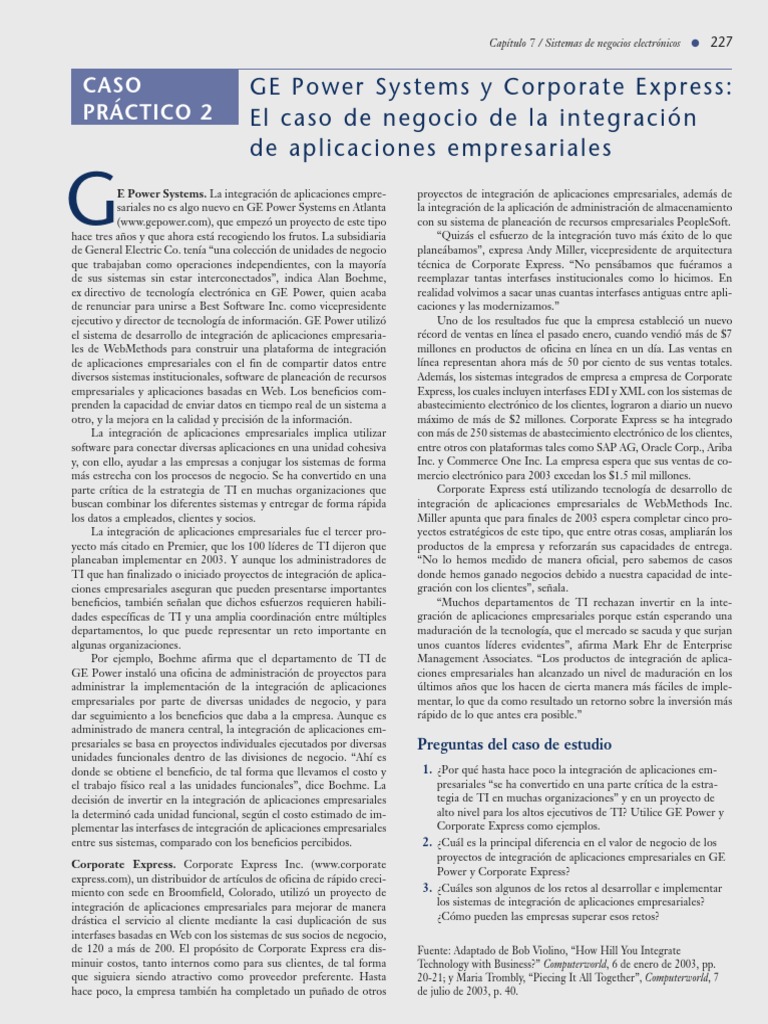 The Benefits and Challenges of Integration: Case Studies of GE Power ...