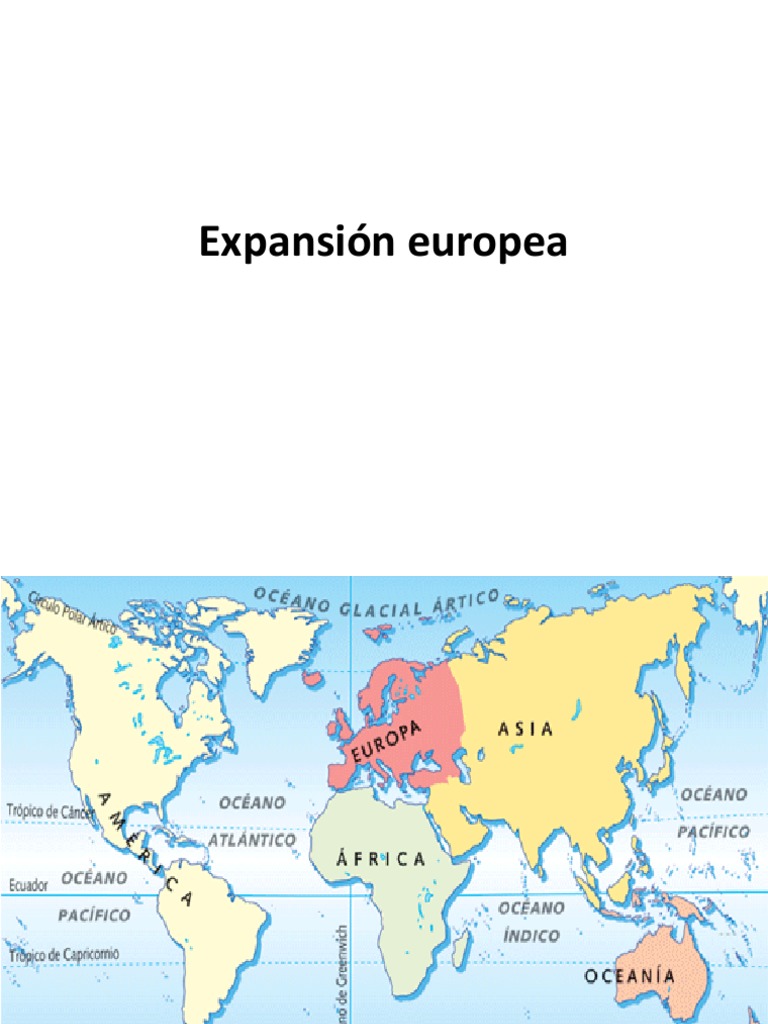 Mapa de la Expansión Europea en América | PDF | especia | Viajes por Europa