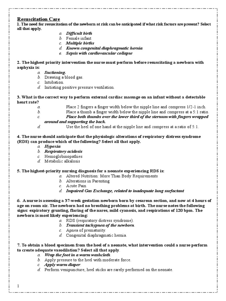 Resuscitation Care | PDF | Cardiopulmonary Resuscitation | Breathing