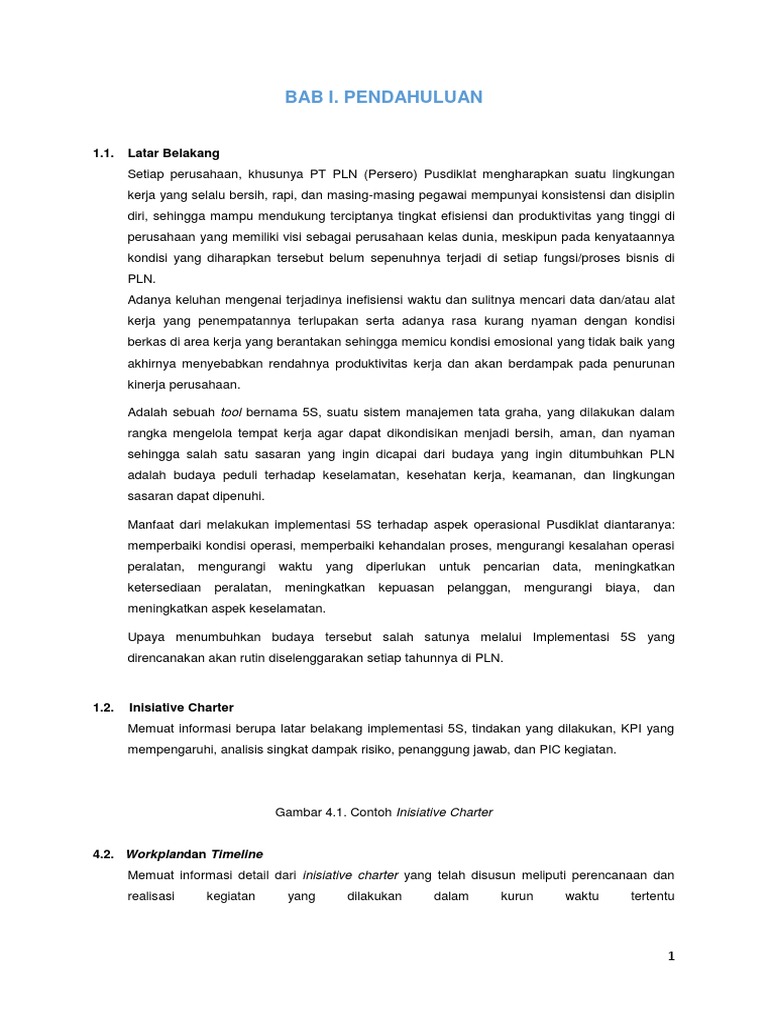 Implementasi 5S Pusduklat | PDF