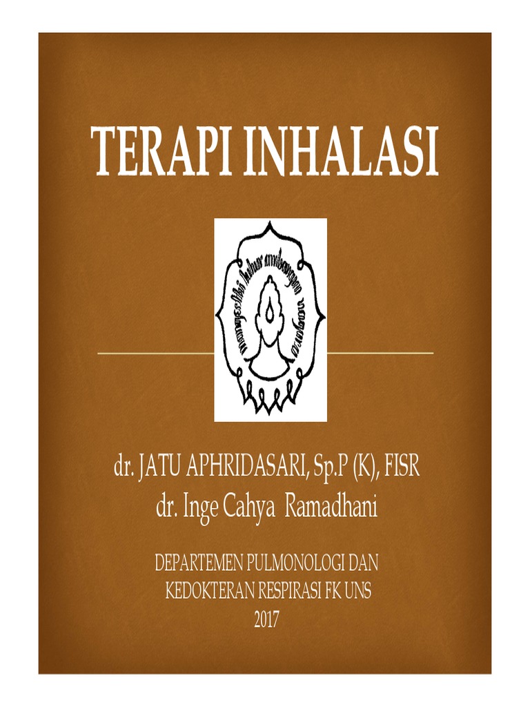 Terapi Inhalasi PIR 2017 SOLO Dr. Jatu PDF | PDF