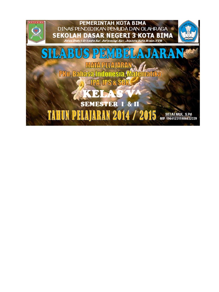 Cover RPP & Silabus Lanscape | PDF