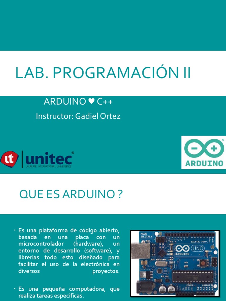 Programación II - Mecatrónica | PDF | Arduino | Poco