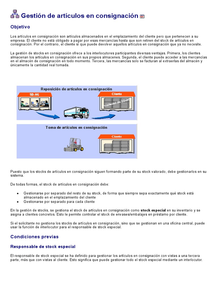 Gestión de Artículos en Consignación | PDF | Inventario | Almacén