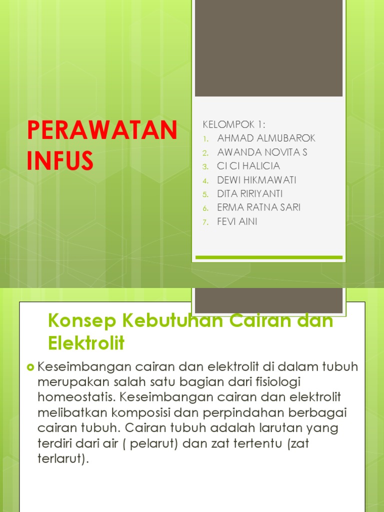 Perawatan Infus - Perumperindo.co.id