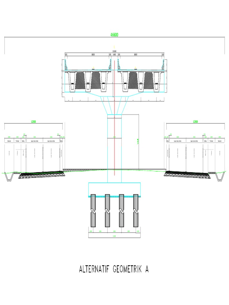 Potongan Melintang Fly Over | PDF