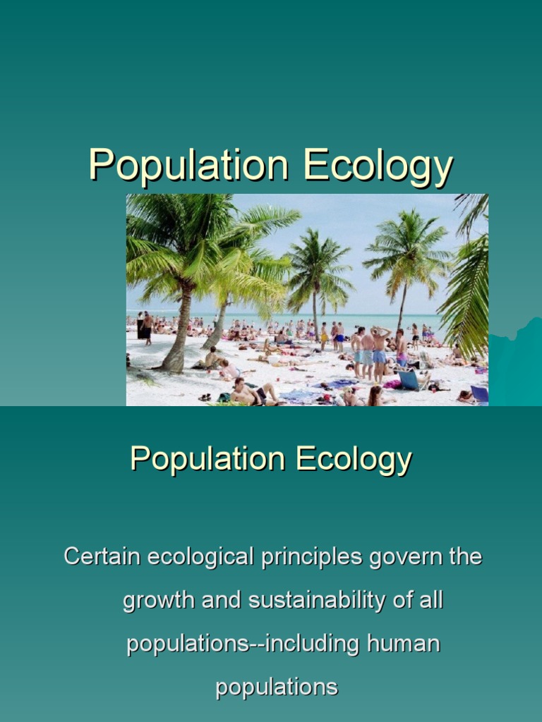 Lecture Population Ecology | Download Free PDF | Total Fertility Rate ...