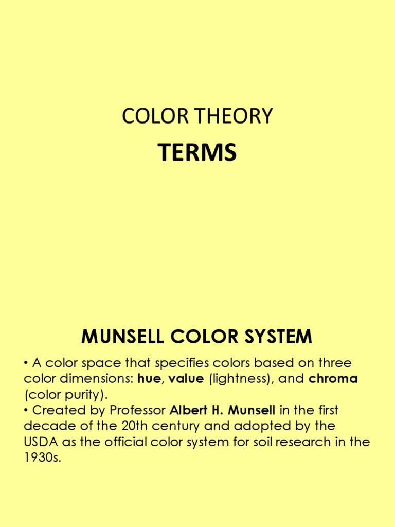 6 Color Theory PDF | PDF | Hue | Light