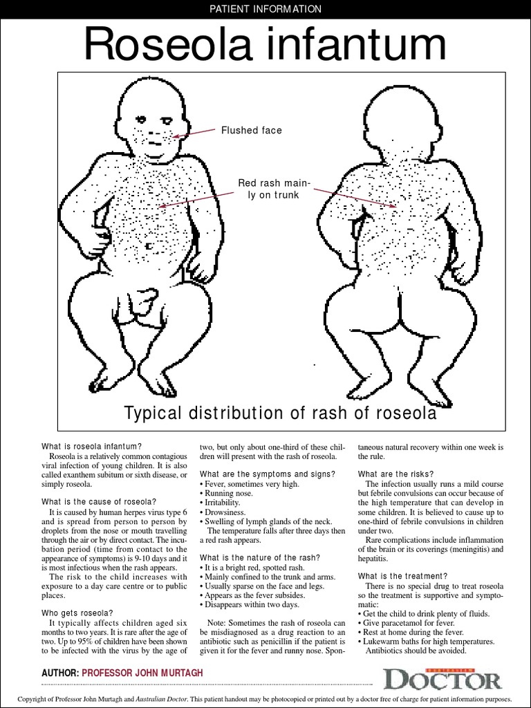 Roseola PDF | PDF | Fever | Infection