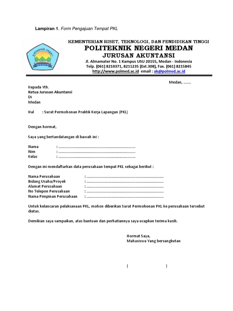 Form PKL | PDF